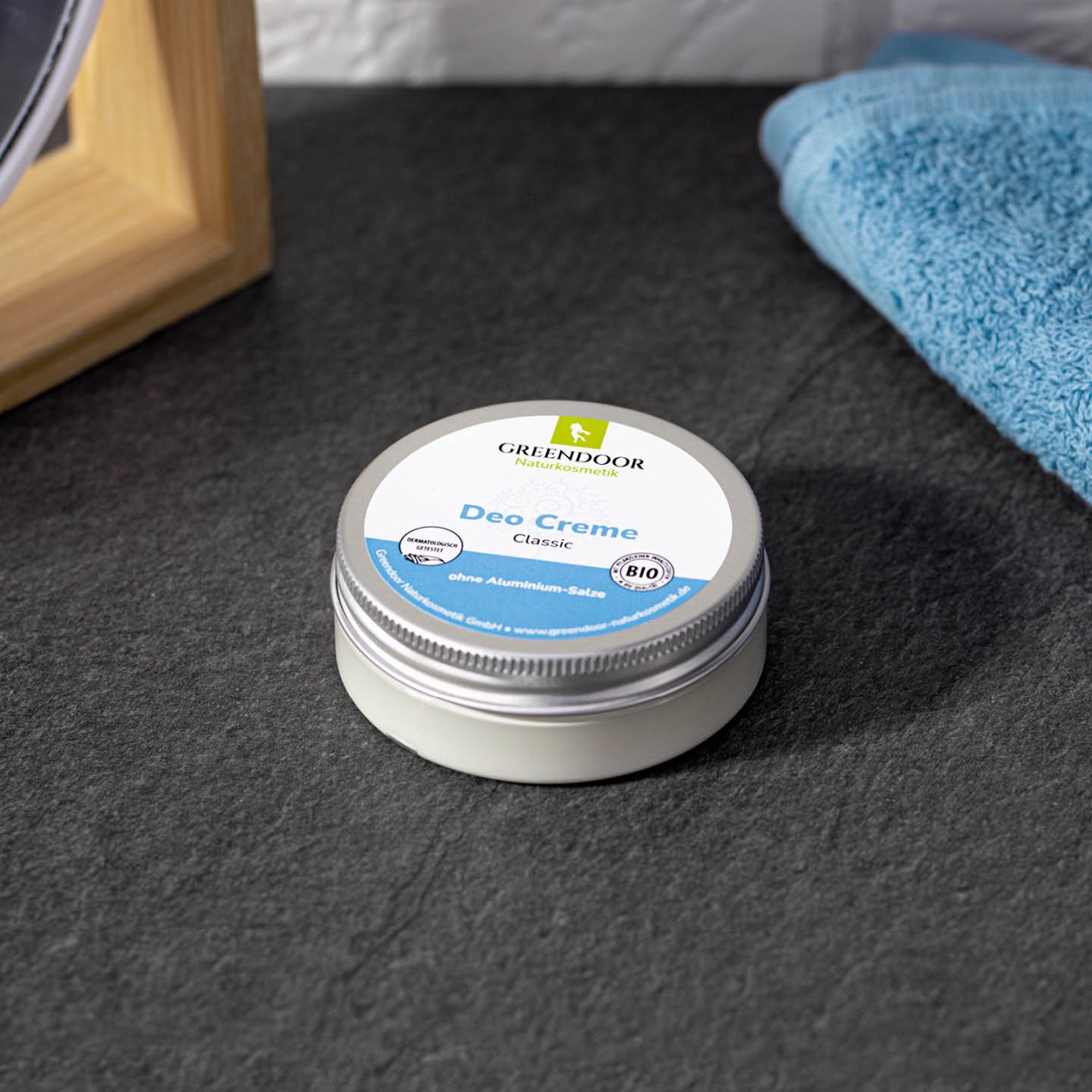 Deo Creme vegan ohne Aluminium, ohne Alkohol, 24h Schutz